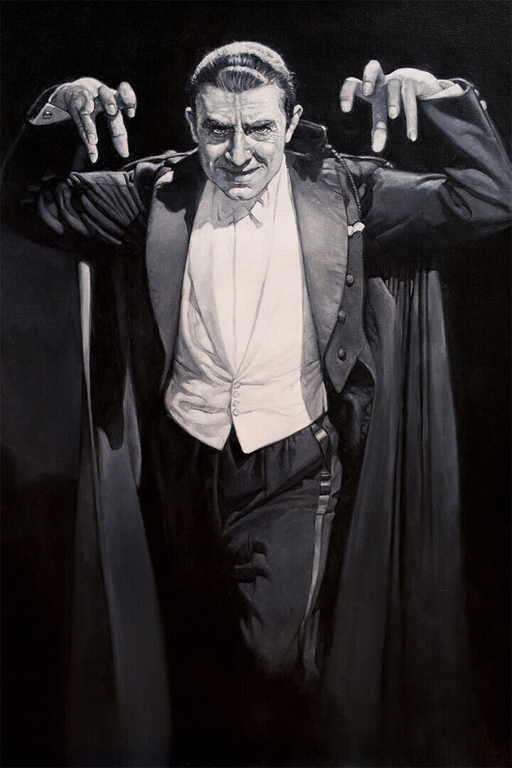 Poster - Dracula Classic Horror Movie Fantasy Poster Wall Art Print ...