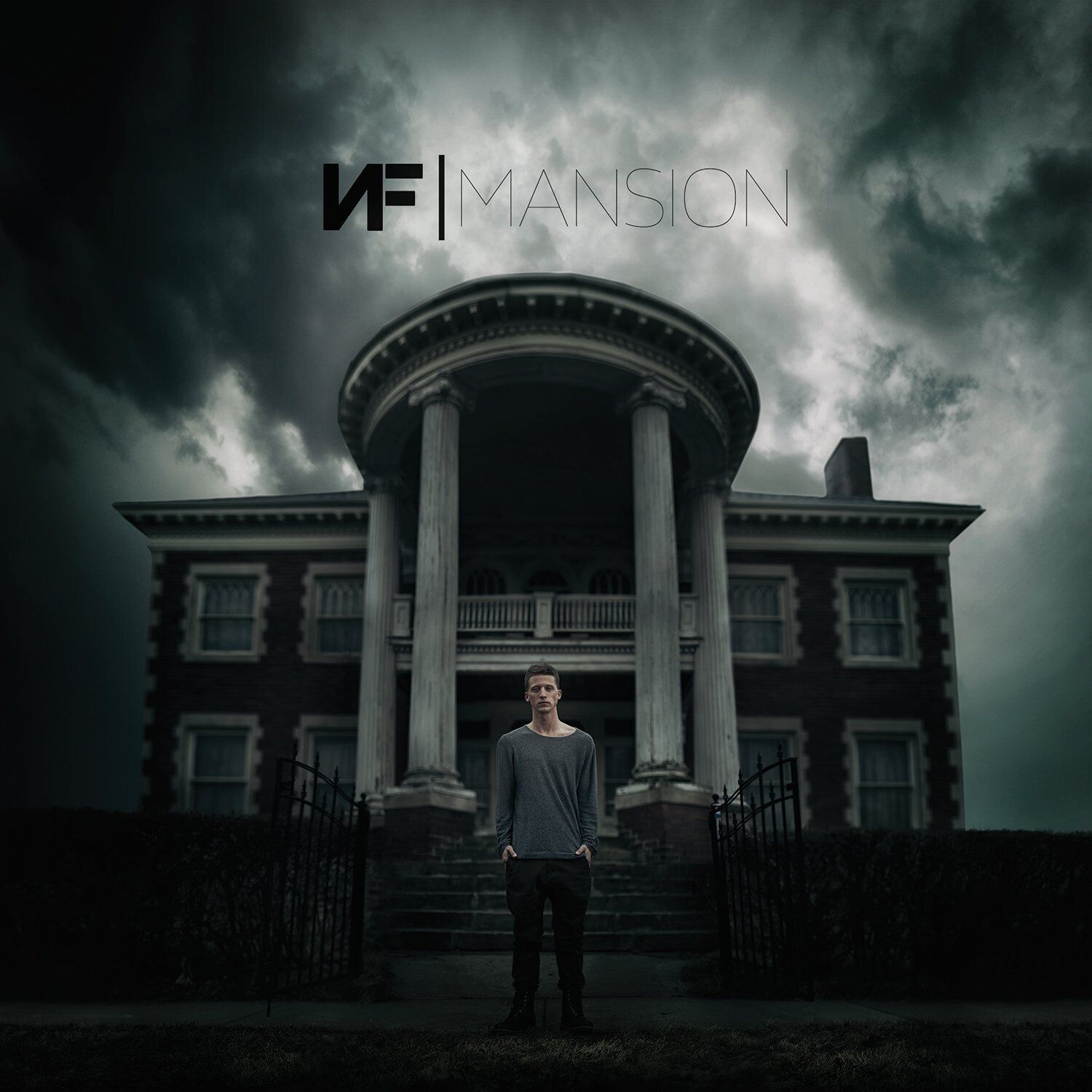 Poster - Nf Mansion Album Cover Art Rap Hip-hop Music Poster Wall Print ...