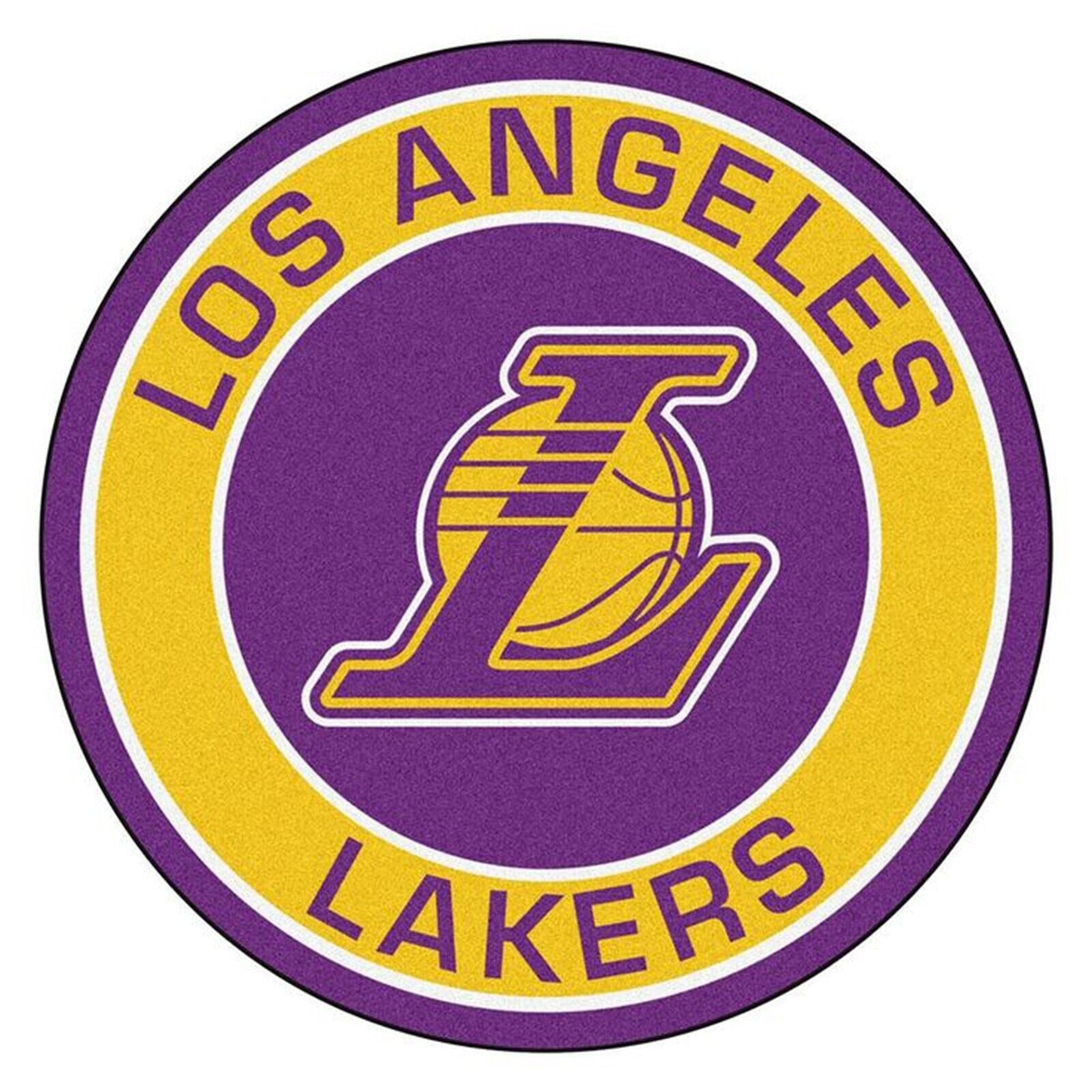 Poster - Los Angeles Lakers Logo Poster Nba Basketball Team Wall Art ...
