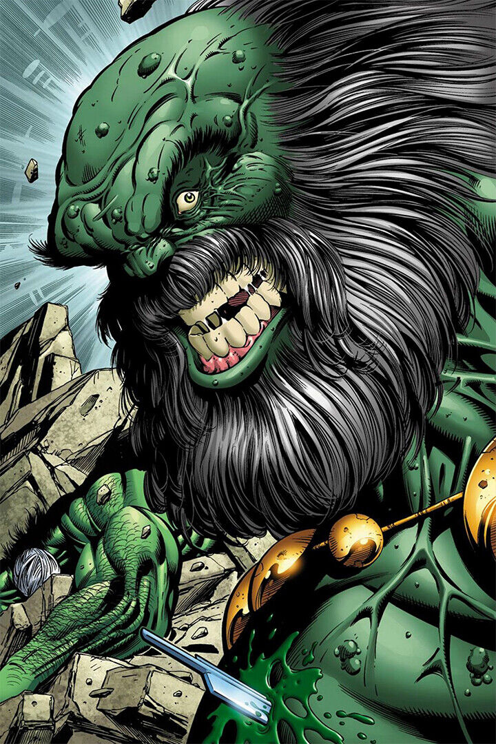 Poster - Maestro Comics Supervillain Incredible Hulk Poster Wall Art ...