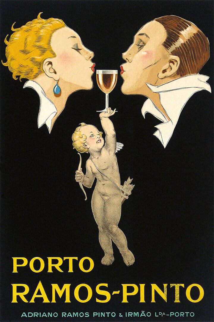 Poster - Porto Ramos-pinto 1920s Vintage Port Liquor Wine Poster Wall ...