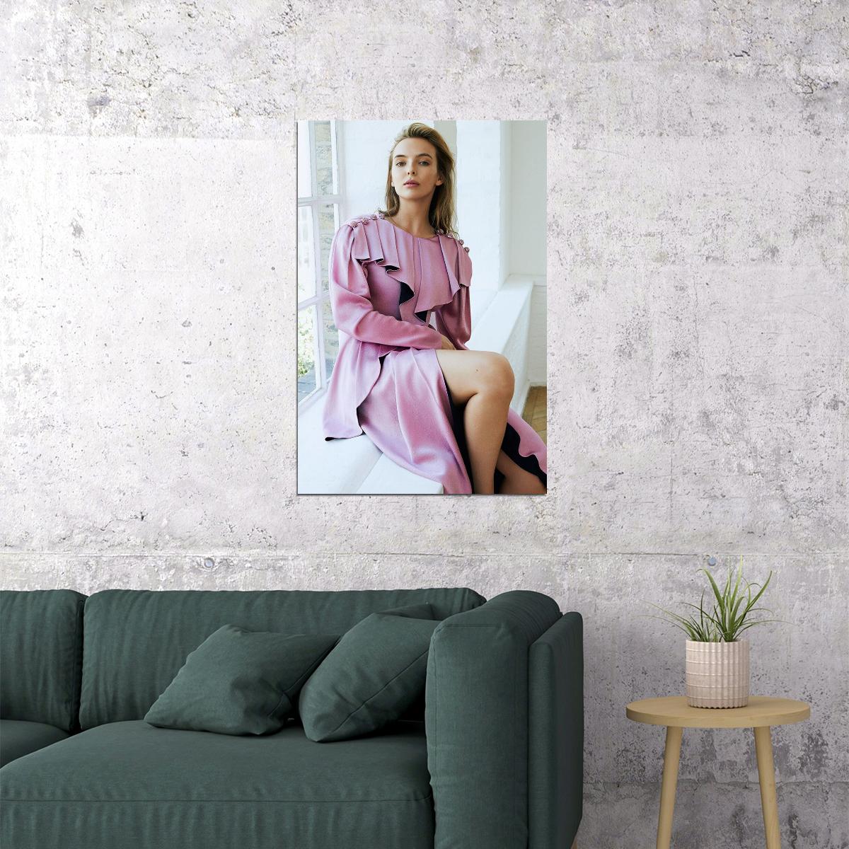 Poster - Jodie Comer British Actor Artist And Actress Poster Wall Art ...
