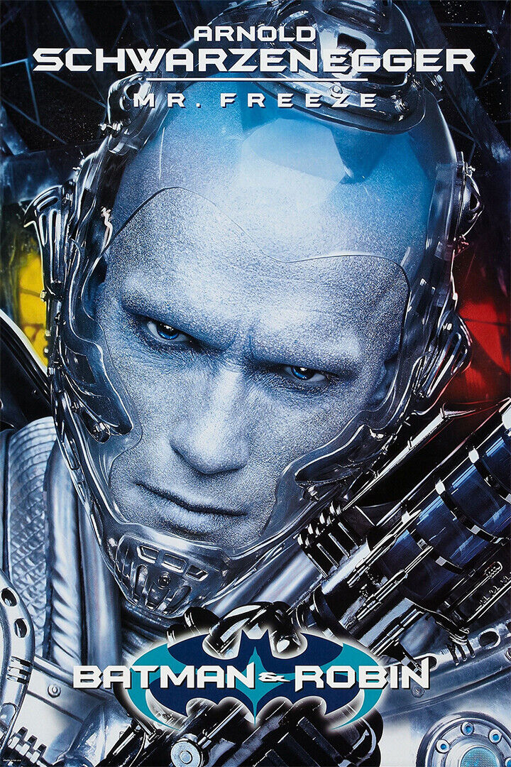 Poster - Mr Freeze Arnold Schwarzenegger Superhero Film Poster Wall Art ...