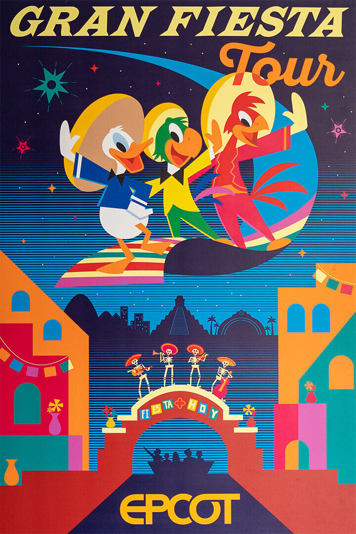 Poster - Epcot Center Attraction Gran Fiesta Tour Poster Wall Art Print ...