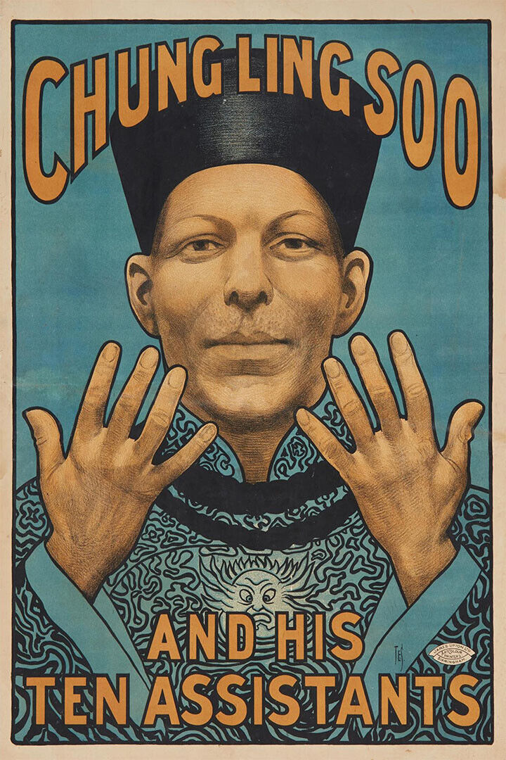 Poster - Chung Ling Soo And His Ten Assistants-1908 Vintage Magic ...