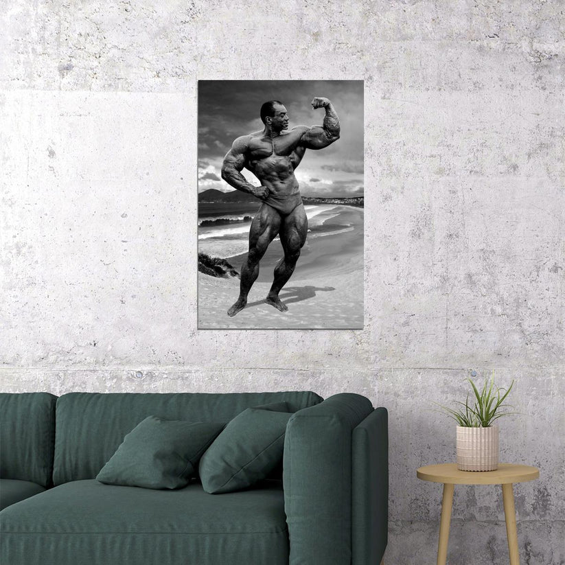 Poster - Sergio Oliva The Myth Pose Bodybuilding Old School Icon Poster ...