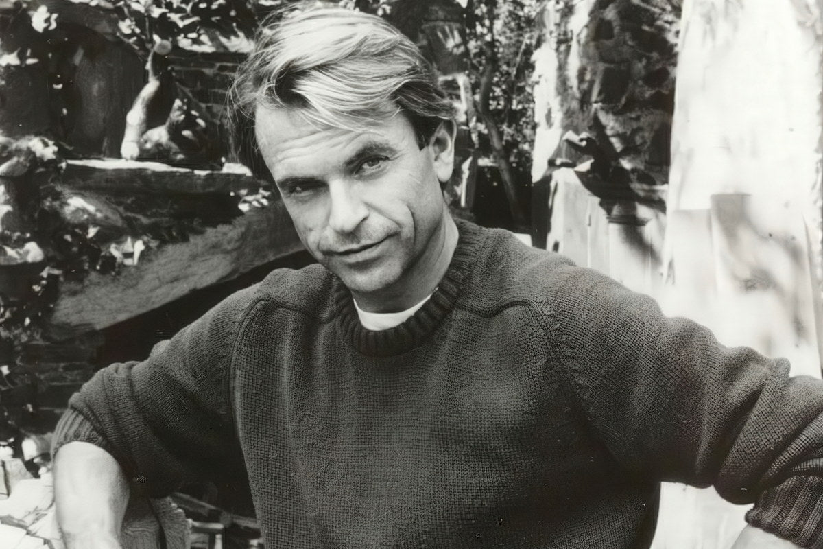 Poster - Sam Neill Vintage Portrait Poster 1980s Iconic Actor Early ...