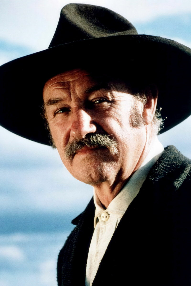 Poster - Gene Hackman Western Portrait Poster Iconic Hollywood Actor ...
