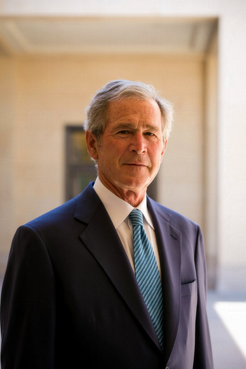 Poster - George W. Bush Modern Portrait Poster Former U.S. President ...