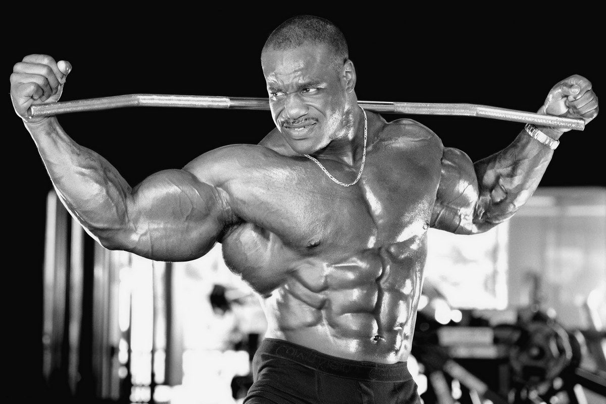 Poster - Chris Cormier Black And White Famous Oldschool Bodybuilder ...