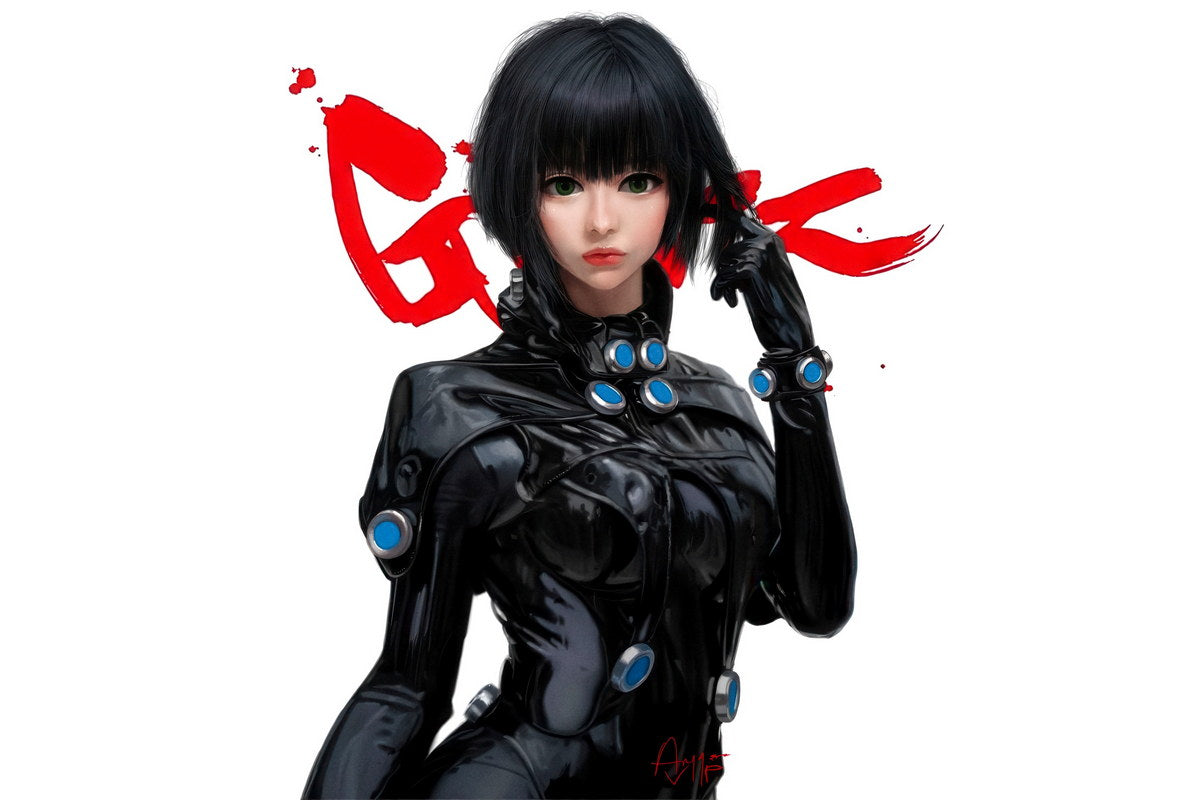 Poster - Gantz Anime Poster Sci-Fi Suit Print Japanese Manga Wall Art ...