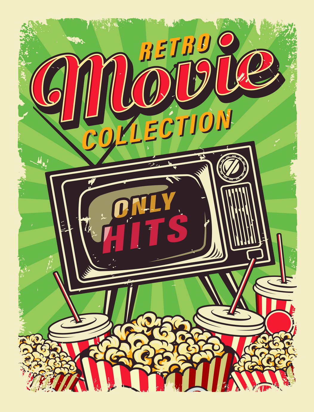 Poster - Retro Movie Collection Poster Vintage Cinema Art Pop Culture ...