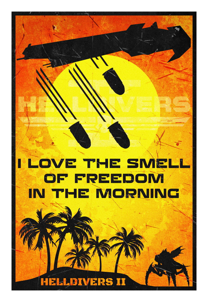 Helldivers 2 Game Apocalypse Now Vietnam War Propaganda Vintage Retro ...